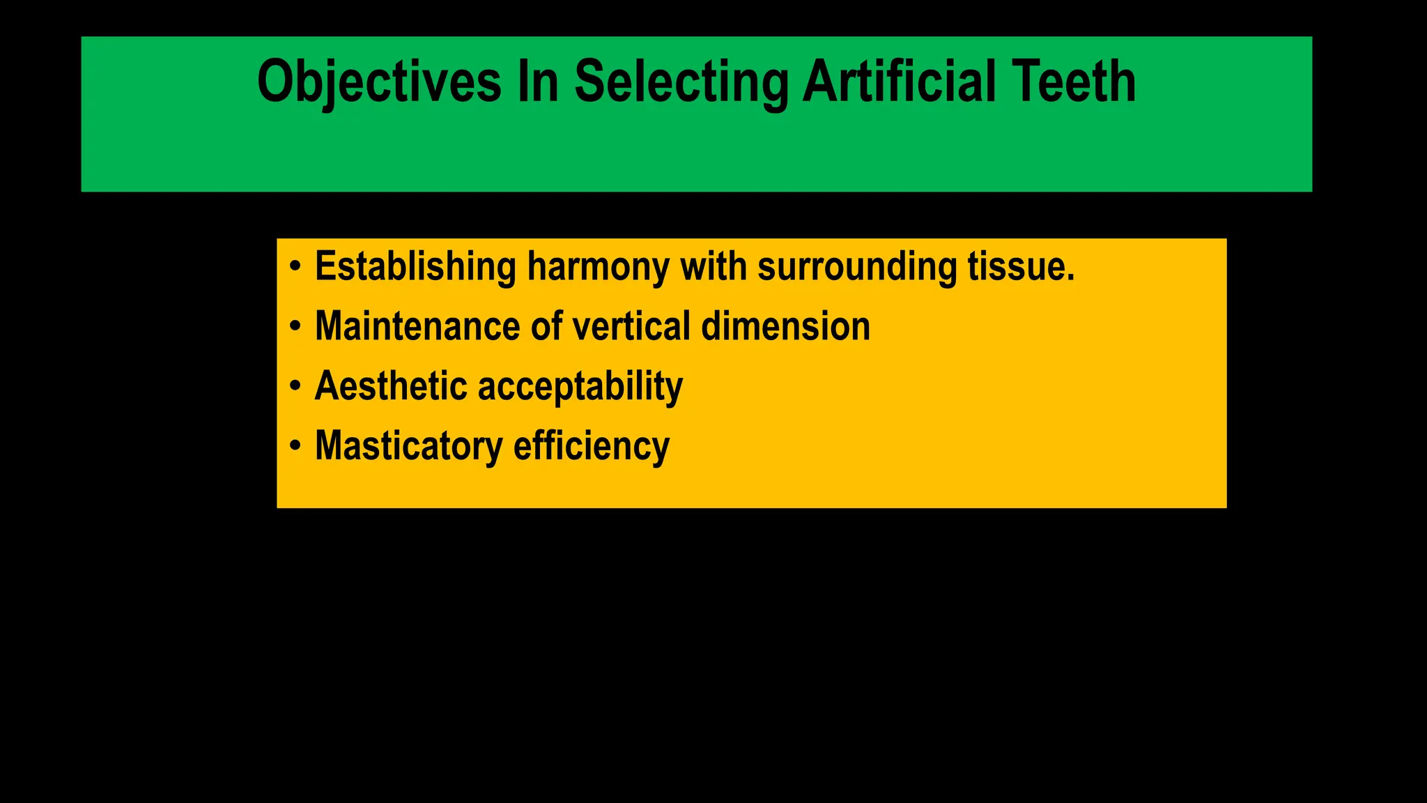 SELECTION OF ANTERIOR TEETh in complete denture | PPTX