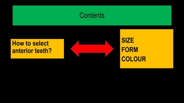 SELECTION OF ANTERIOR TEETh in complete denture | PPTX