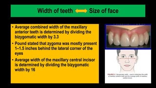 SELECTION OF ANTERIOR TEETh in complete denture | PPTX