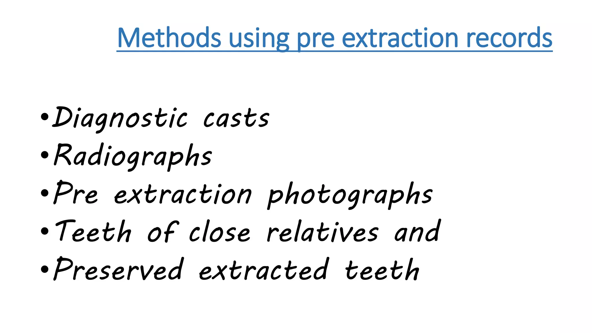 Selection of anterior teeth ppt | PPTX