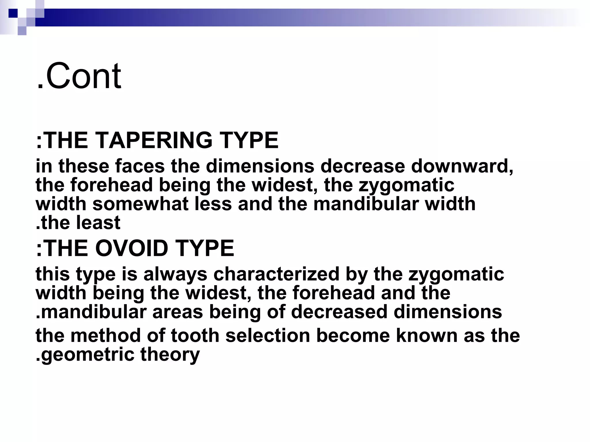 Selection of artificial teeth | PPT