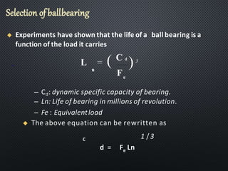 Selection Of Bearings From Manufacturer Catalogue.pptx