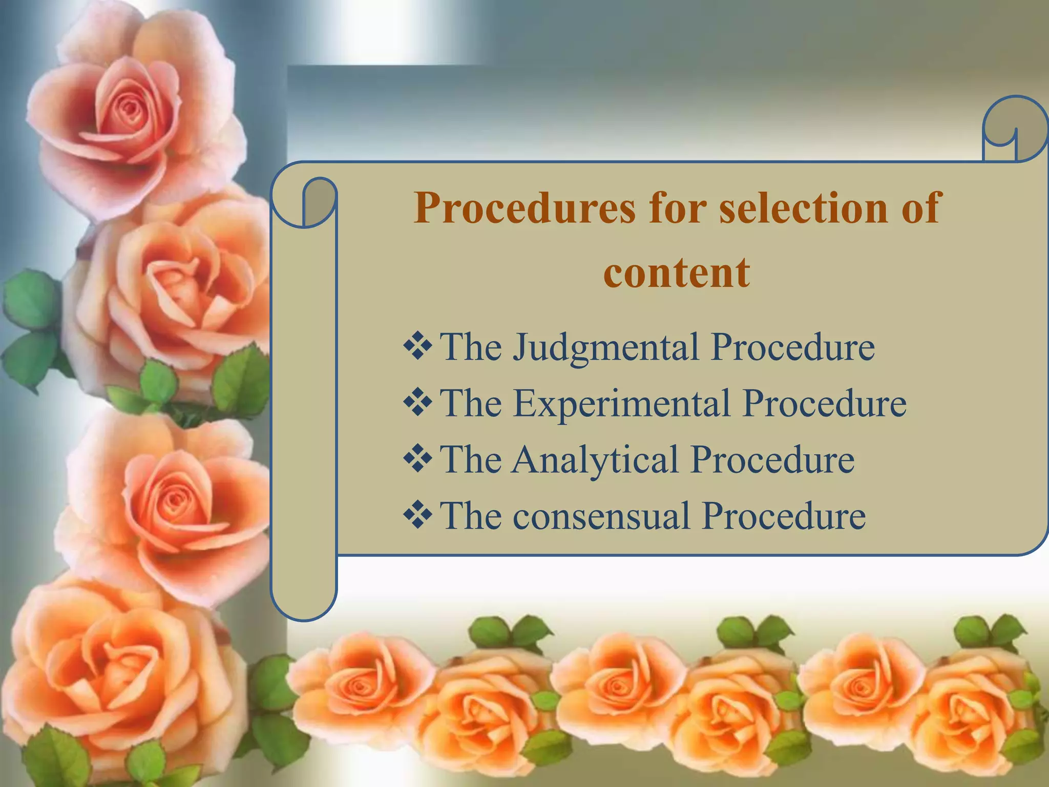 Selection of content | PPTX