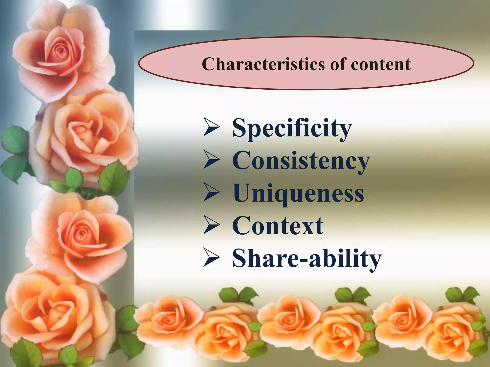 Selection of content | PPTX