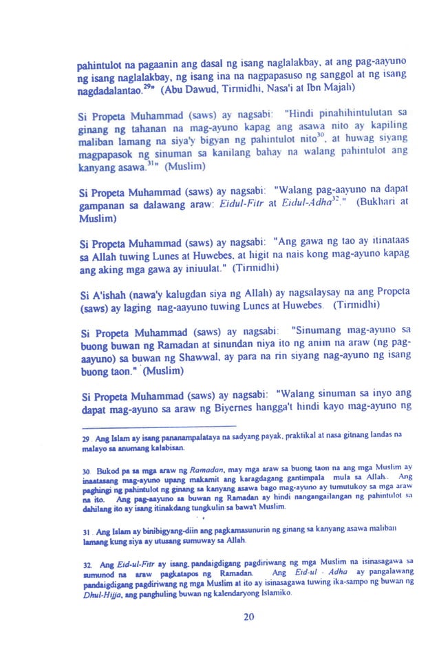 Selection of hadith tagalog | PDF