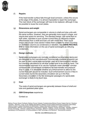 Selection of Heat Exchanger Types | PDF