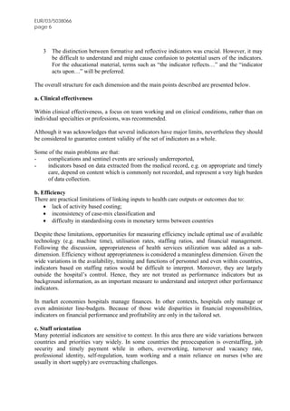 Selection Of Indicators For Hospital Performance Mesurement | PDF