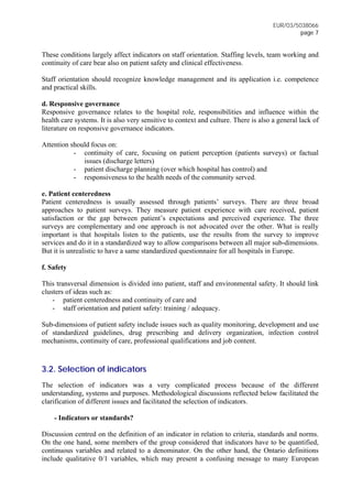 Selection Of Indicators For Hospital Performance Mesurement | PDF