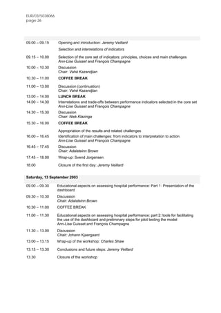 Selection Of Indicators For Hospital Performance Mesurement | PDF