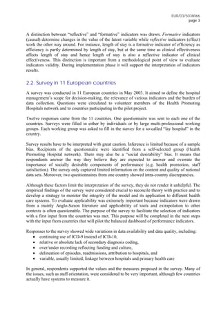 Selection Of Indicators For Hospital Performance Mesurement | PDF