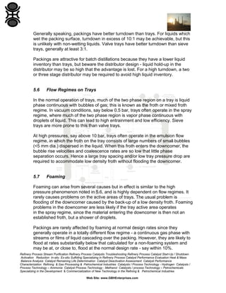 Selection of Internals for Distillation Columns | PDF