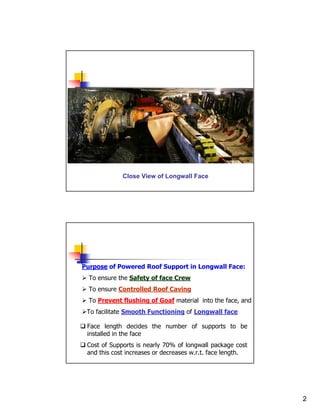 Selection of longwall powered roof support | PDF