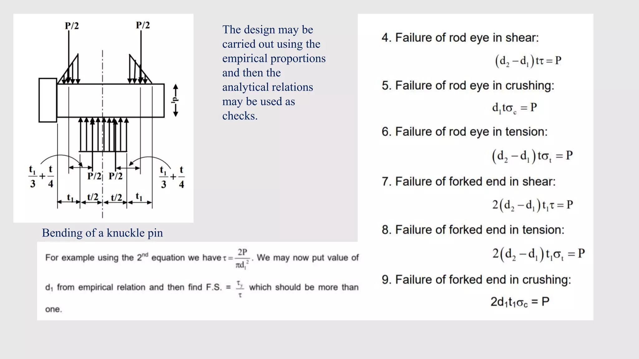 Selection of manufacturing methods for knuckle joint | PPTX | Physics ...