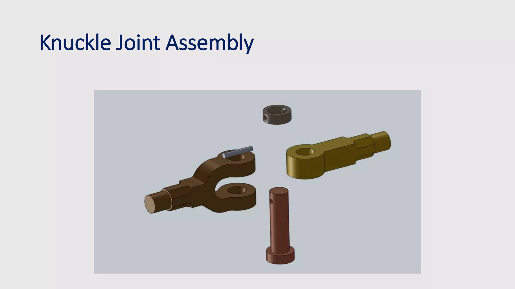 Selection of manufacturing methods for knuckle joint | PPTX | Physics ...