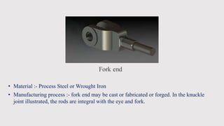 Selection of manufacturing methods for knuckle joint | PPTX | Physics ...