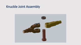 Selection of manufacturing methods for knuckle joint | PPTX | Physics ...
