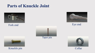 Selection of manufacturing methods for knuckle joint | PPT