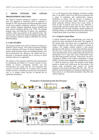 Selection of optimal air pollution control strategies | PDF