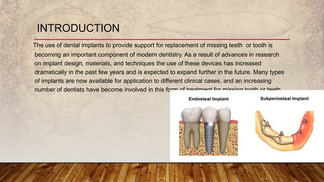 Selection of patient for dental implant | PPTX | Dental Health | Diseases and Conditions