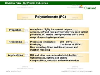 Selection of pigment and dyes for engineering plastics | PDF
