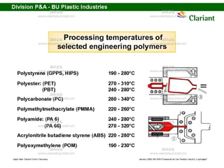 Selection of pigment and dyes for engineering plastics | PDF