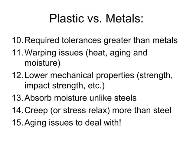 Selection of plastic Materials | PPT