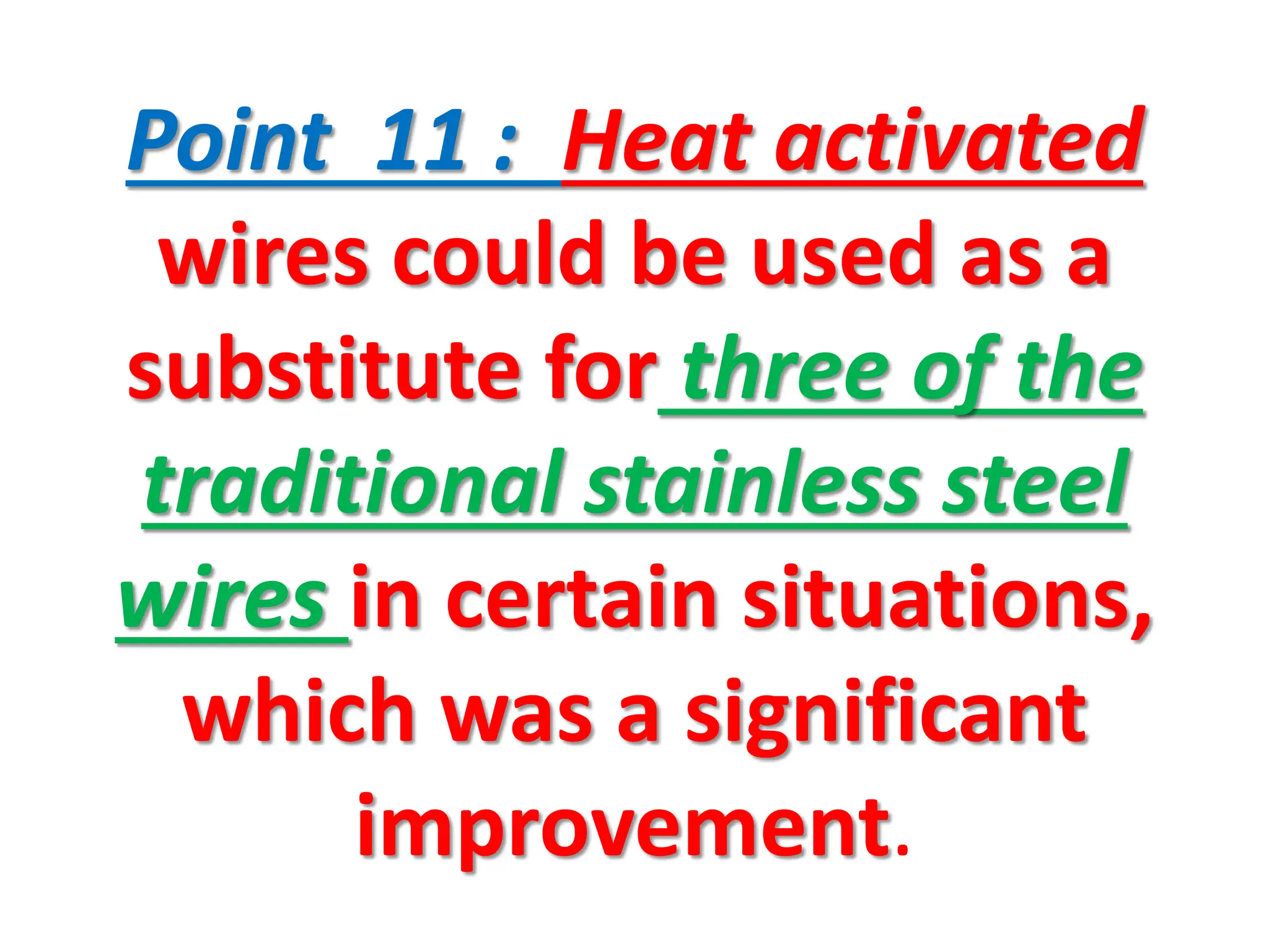 selection of preformed arch wires during the alignment stage of ...