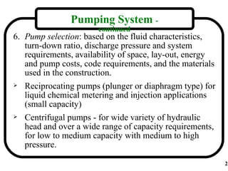 Selection of pump | PPT