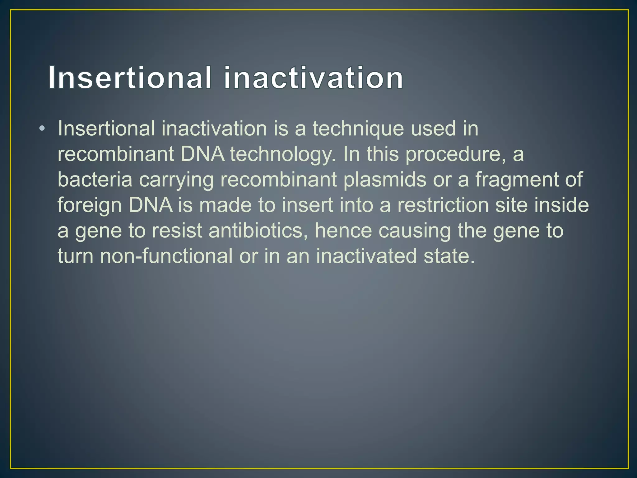 Selection And Screening Of Recombinant Cells And Expression Of Recombinant