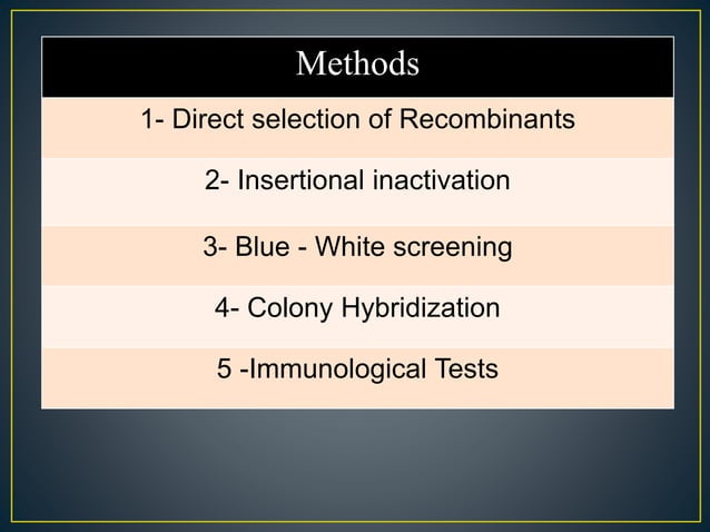 Selection And Screening Of Recombinant Cells And Expression Of Recombinant