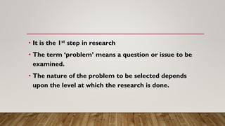 selection of research problem .pptx