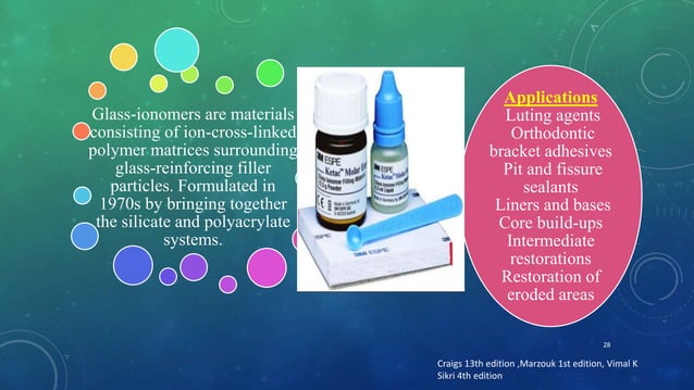 Selection of restorative materials | PPTX