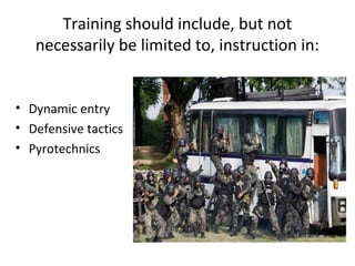 Selection of tactical team members | PPT