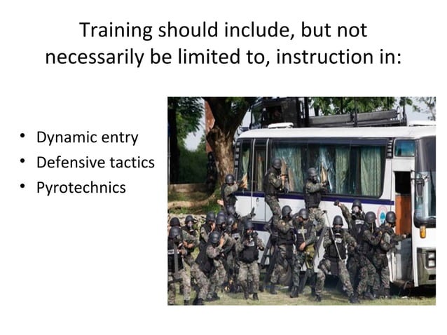 Selection of tactical team members | PPT
