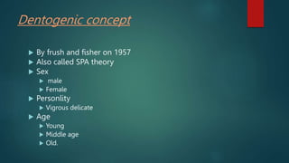 selection of teeth for complete denture prostheses | PPTX