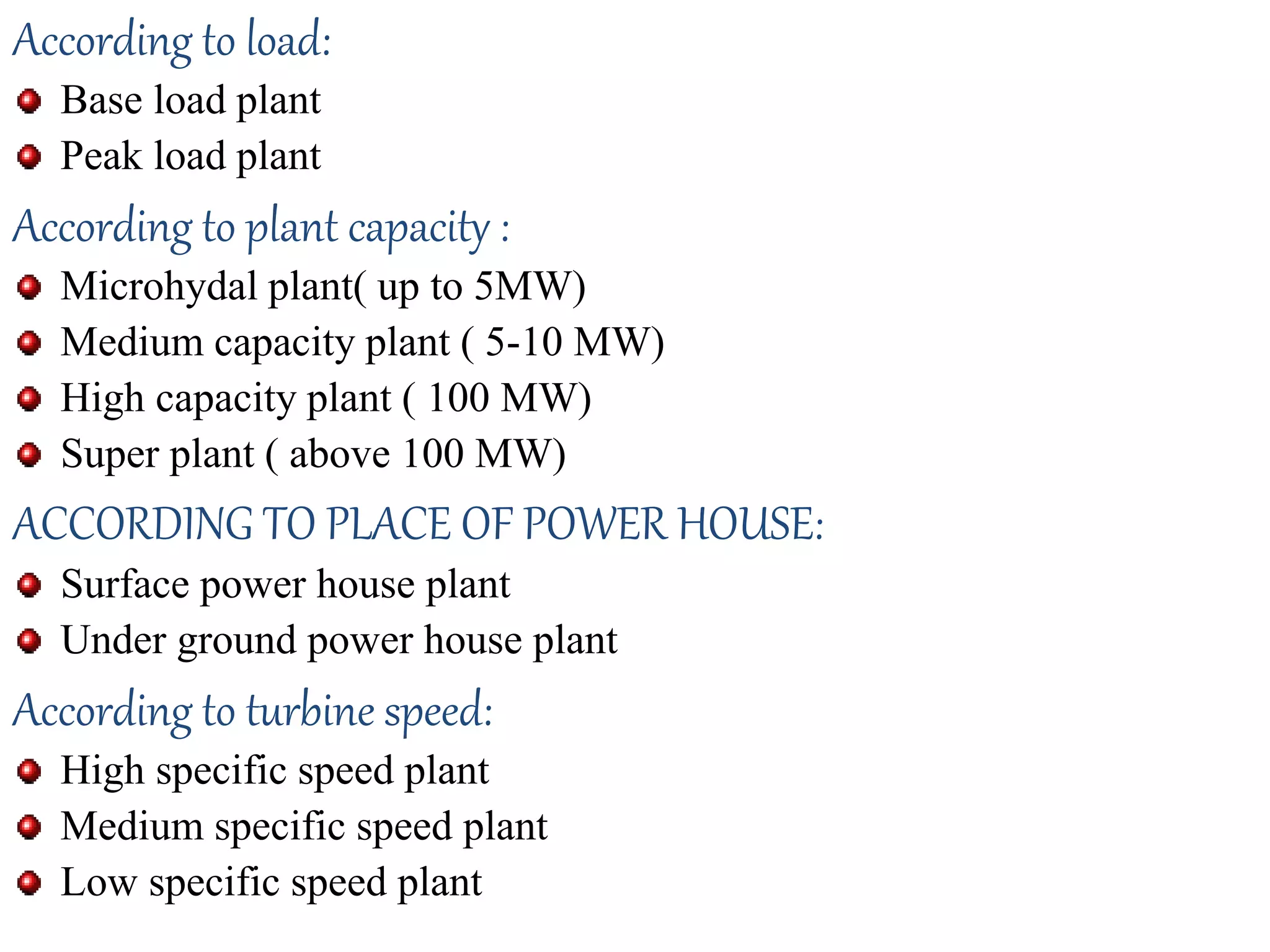 Selection of turbine for hydro electric power plants | PPTX