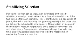Selection pressure and its types.pptx PBG | PPTX
