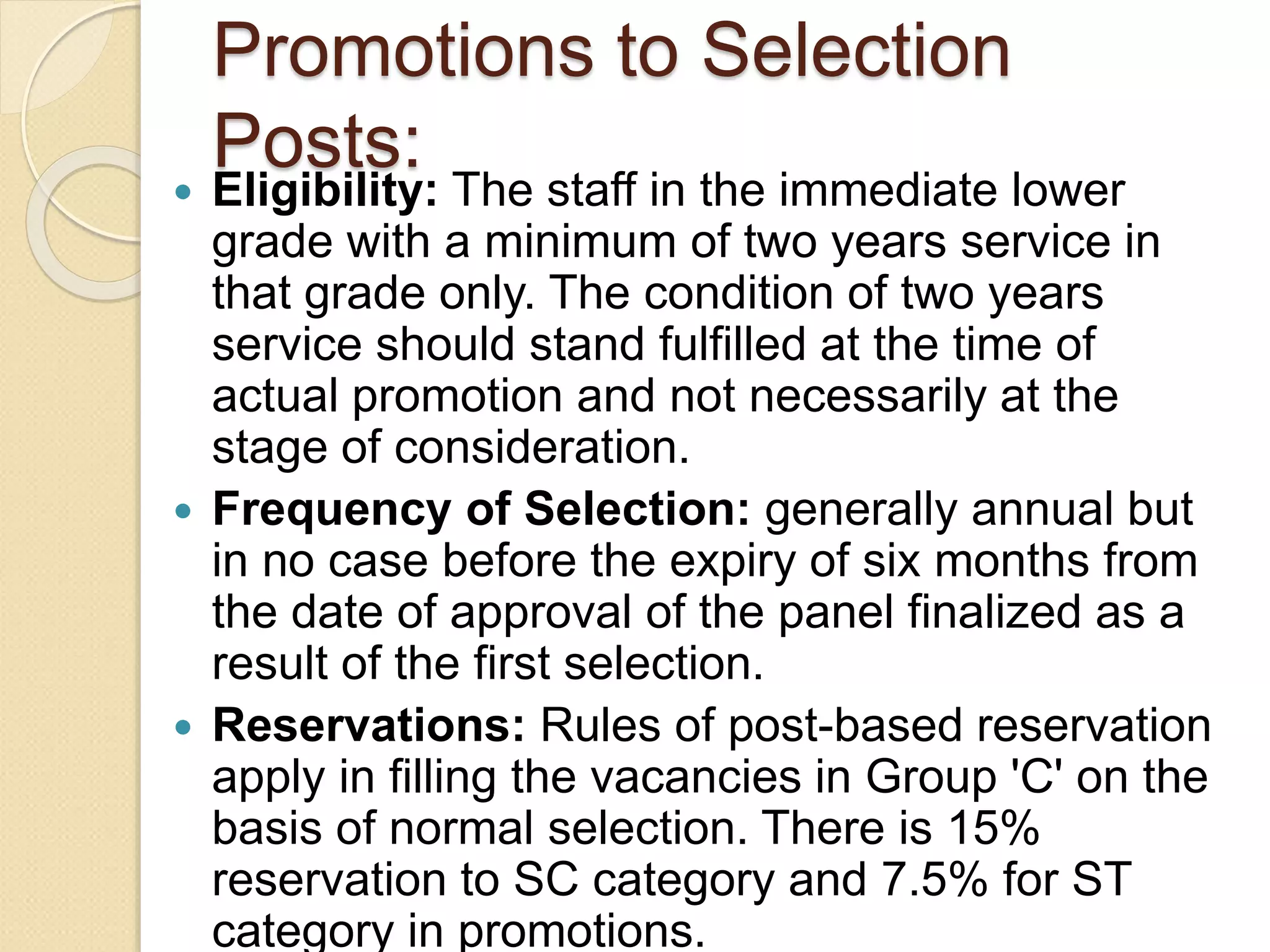 Selection procedures in ir | PPT
