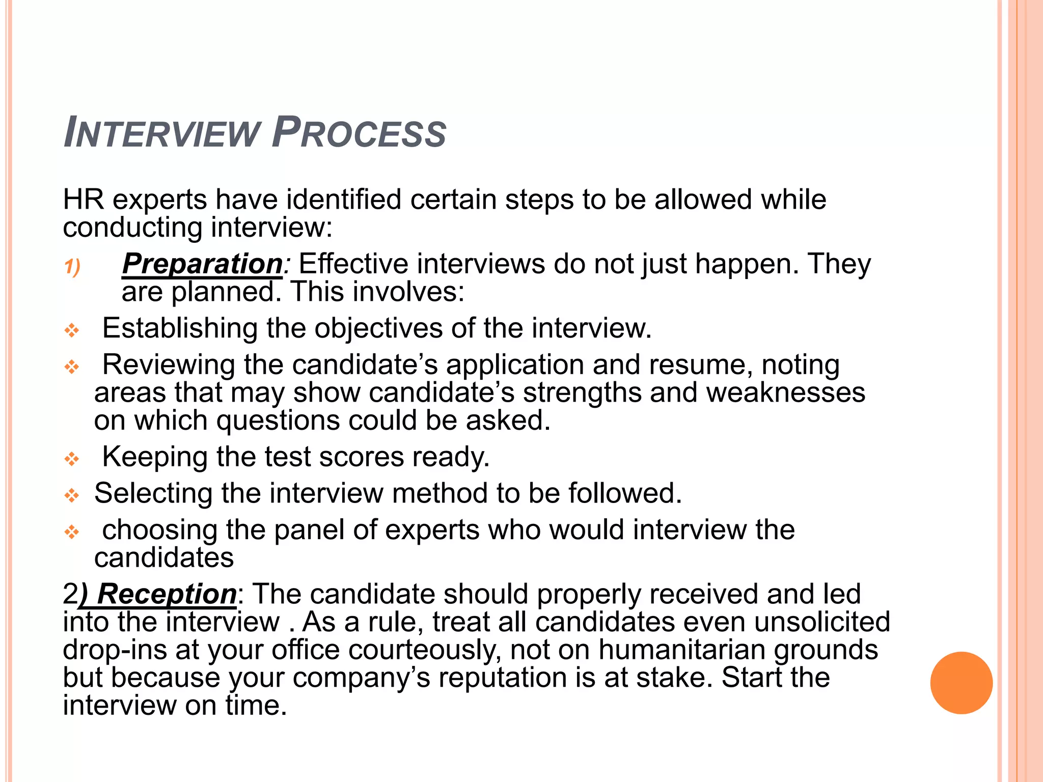 Selection process | PPTX