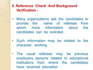 Selection Process | PPTX