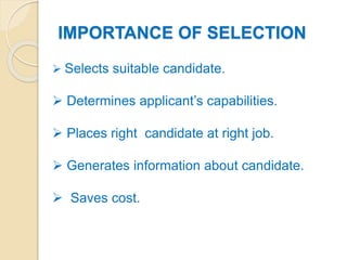 Selection Process | PPTX