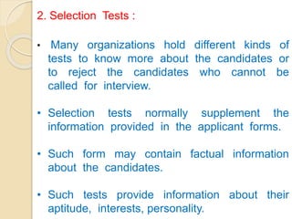 Selection Process | PPTX