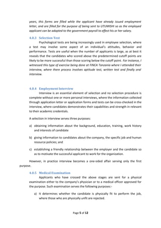Selection process as a human resource function | DOC