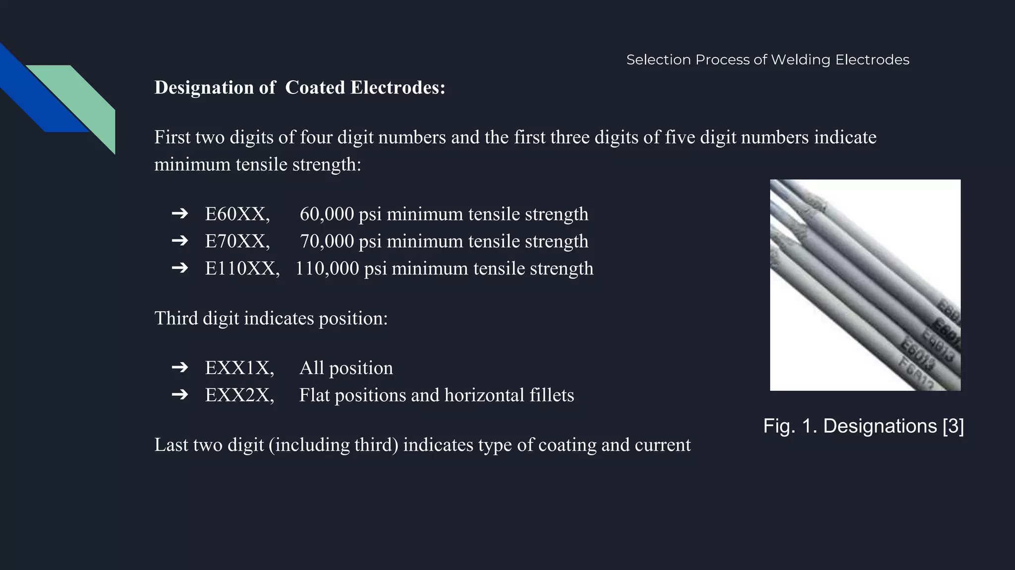 Selection process of welding electrodes | PPTX