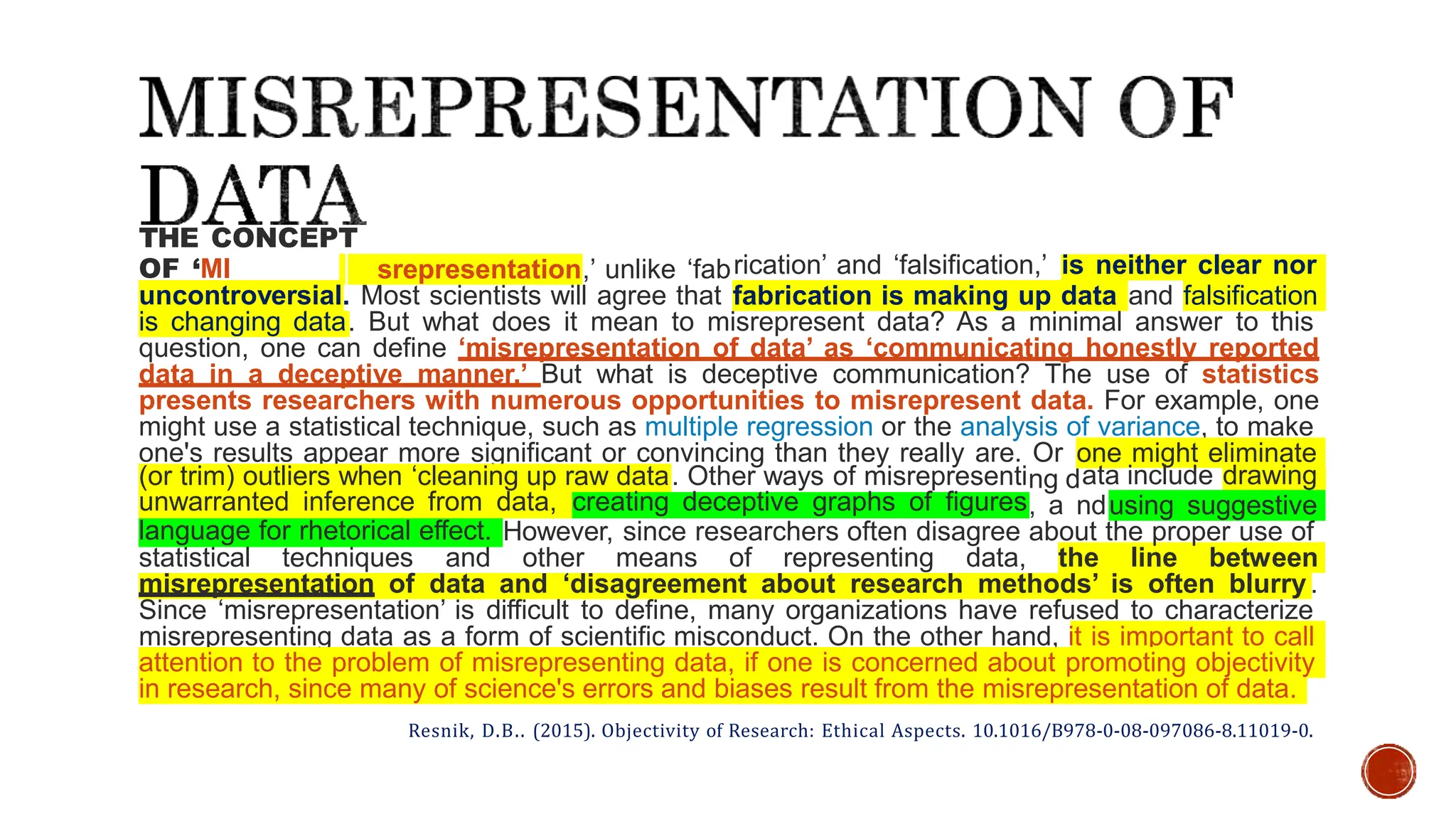 Selection Reporting & Misrepresentation .Dr.Anjali Upadhye.pptx