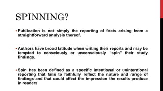 Selection Reporting & Misrepresentation .Dr.Anjali Upadhye.pptx