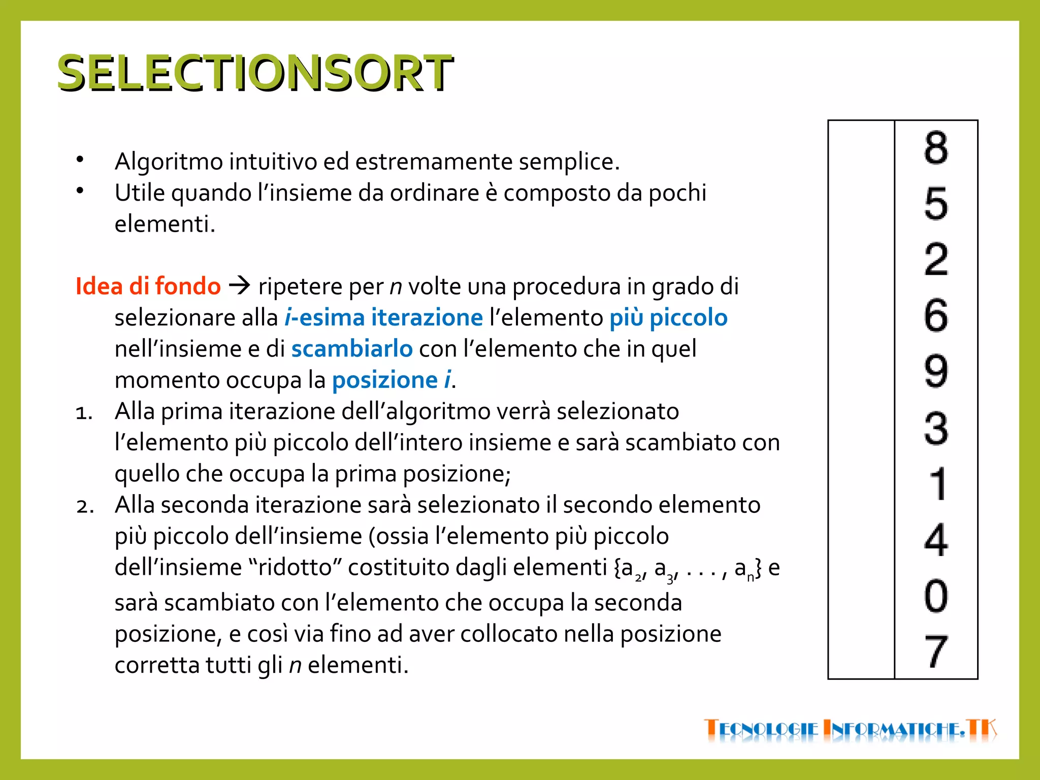 Selection sort | PPT