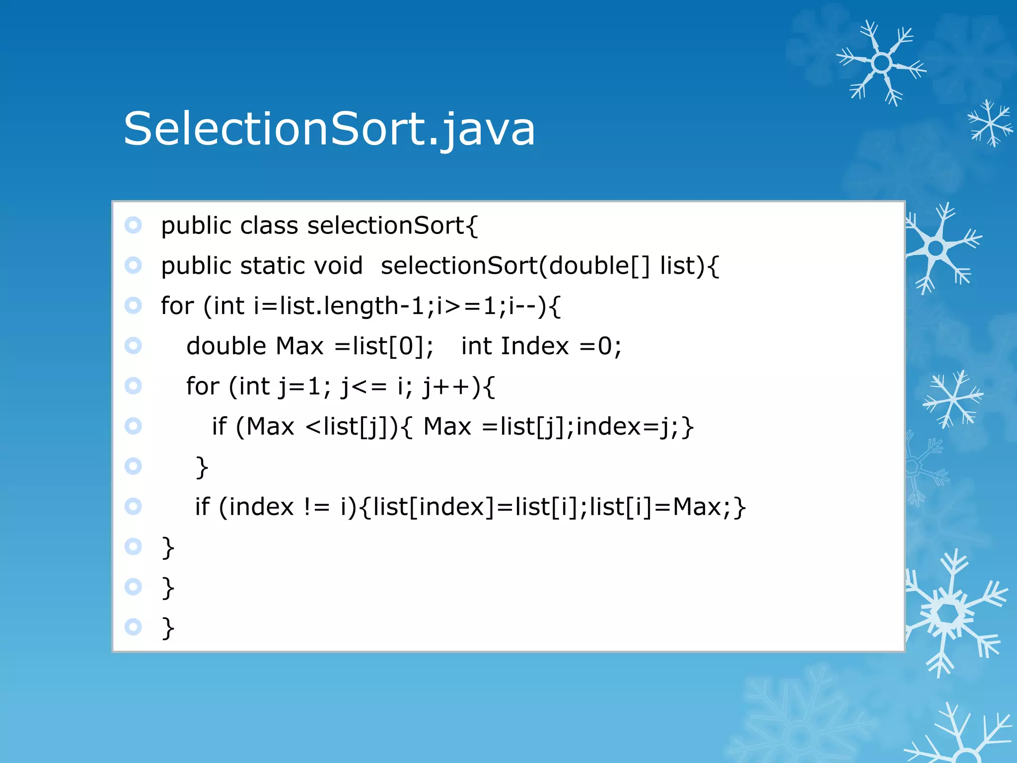 Selection sort | PPT