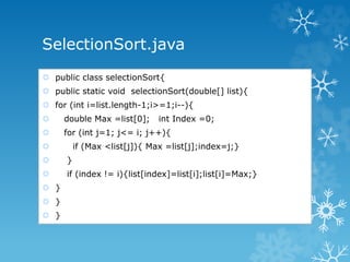 Selection sort | PPTX