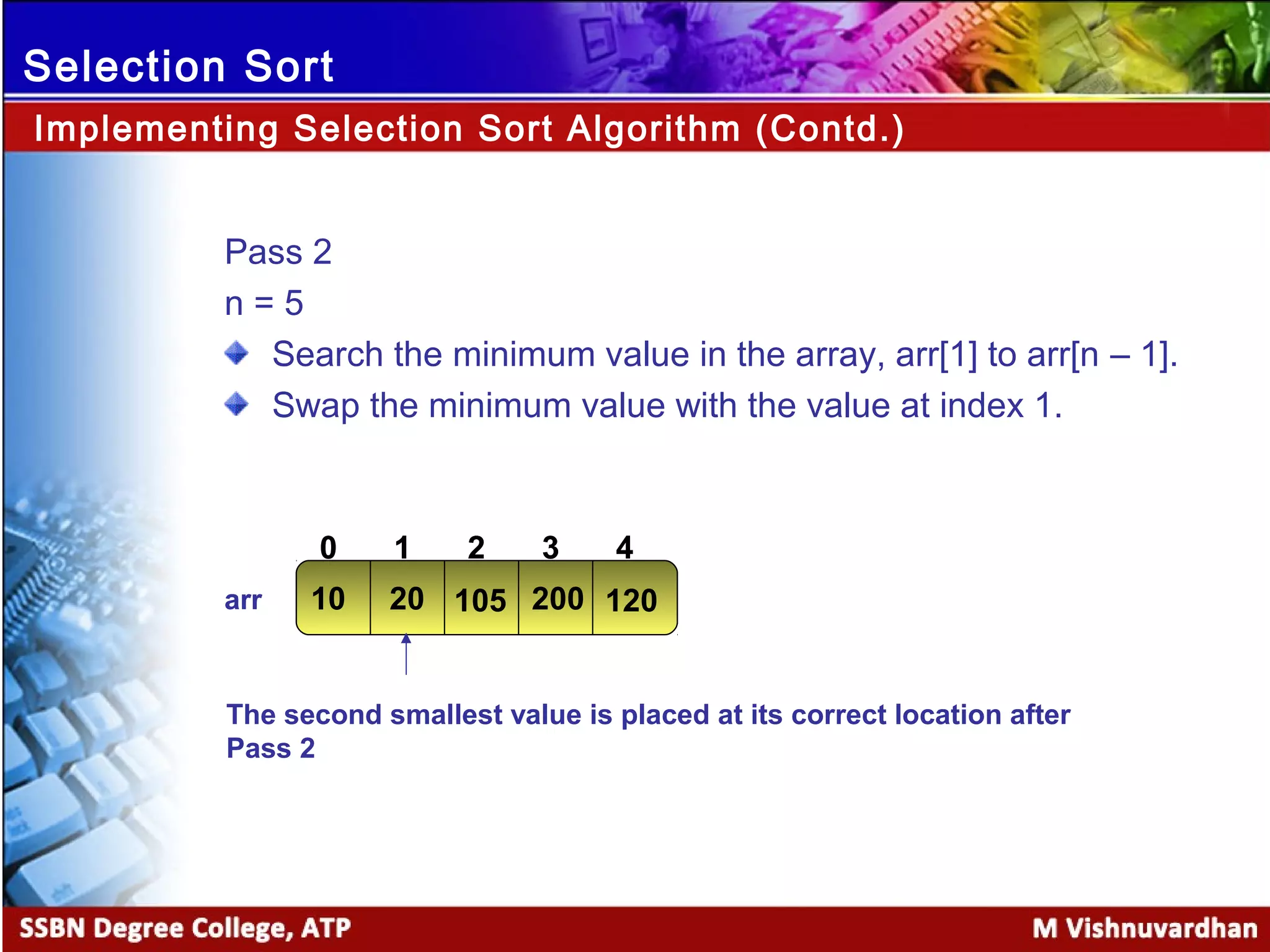 Selection sort | PPS
